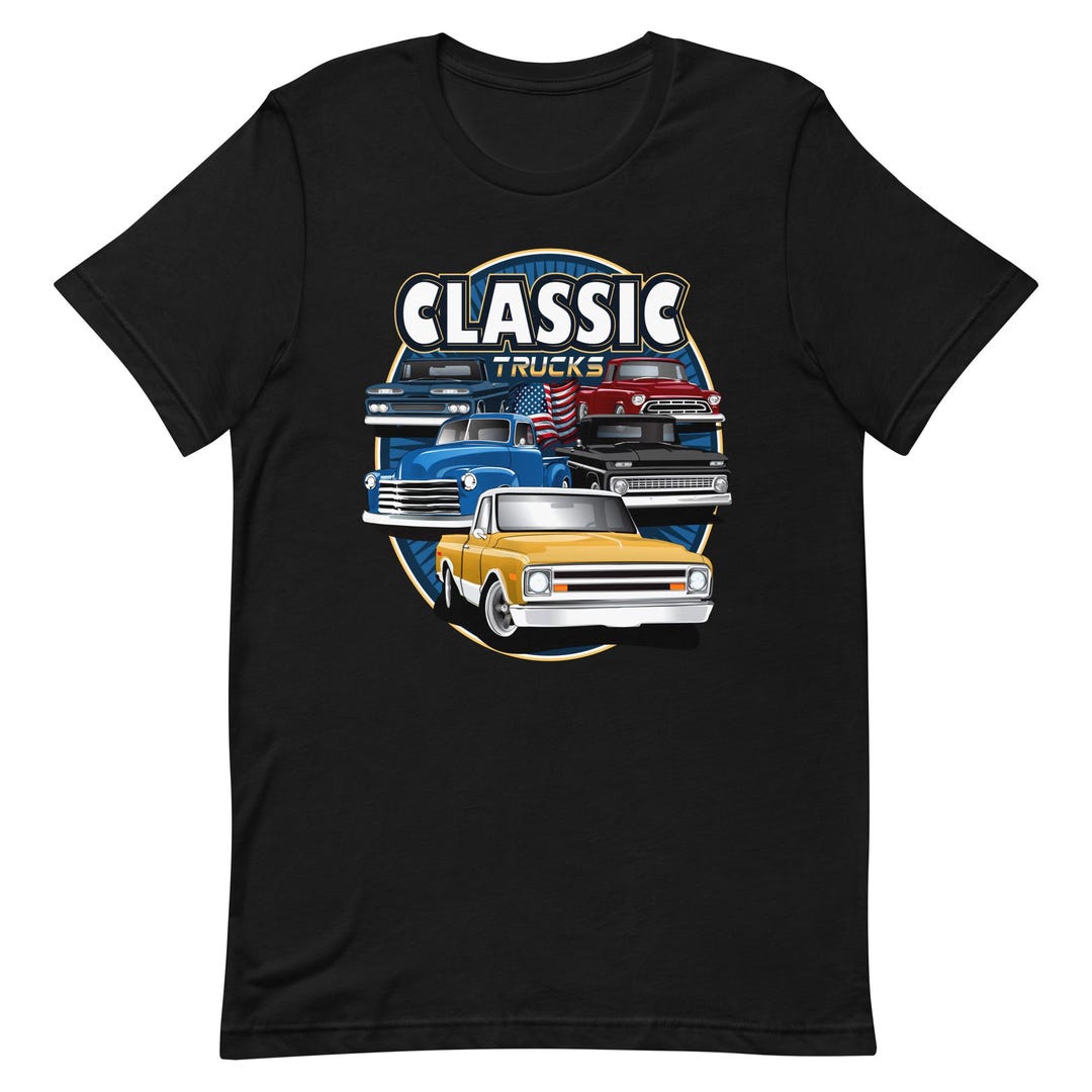 Classic Chevy Trucks T-shirt Featuring 1948 to 1972 Models – Iconic ...