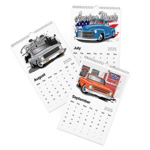 2025 Chevrolet Vintage Pickup Truck Wall Calendar Chevy C10 - Etsy