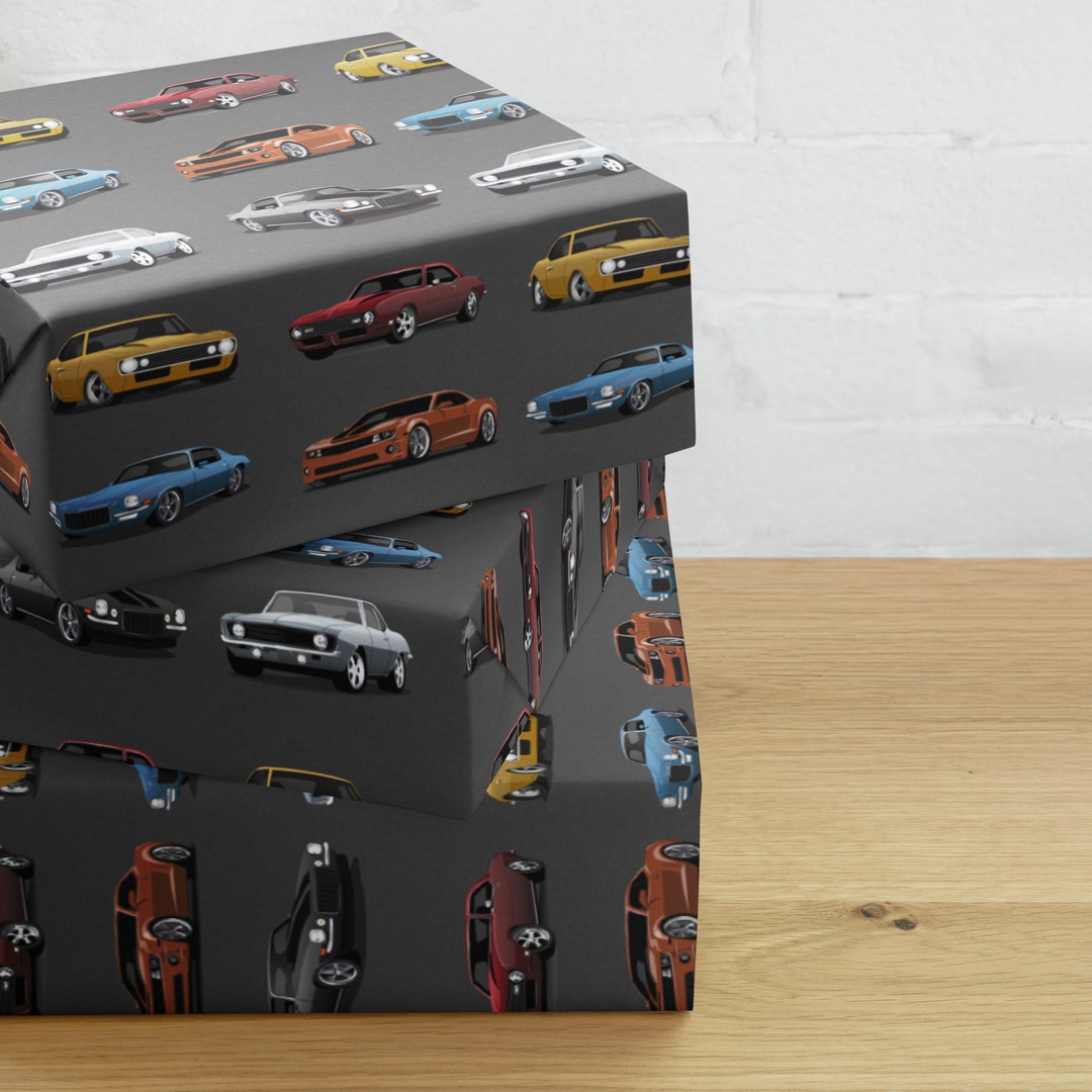Chevrolet Camaro Chevy Camaro Rally Sport Wrapping Paper Sheets Gift ...