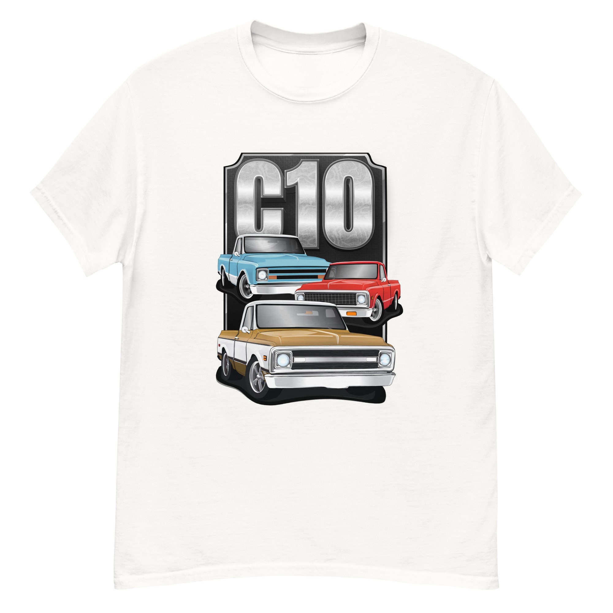 67-72 Chevy C10 Pick up Truck American Chevrolet Trucks Classic Tee ...