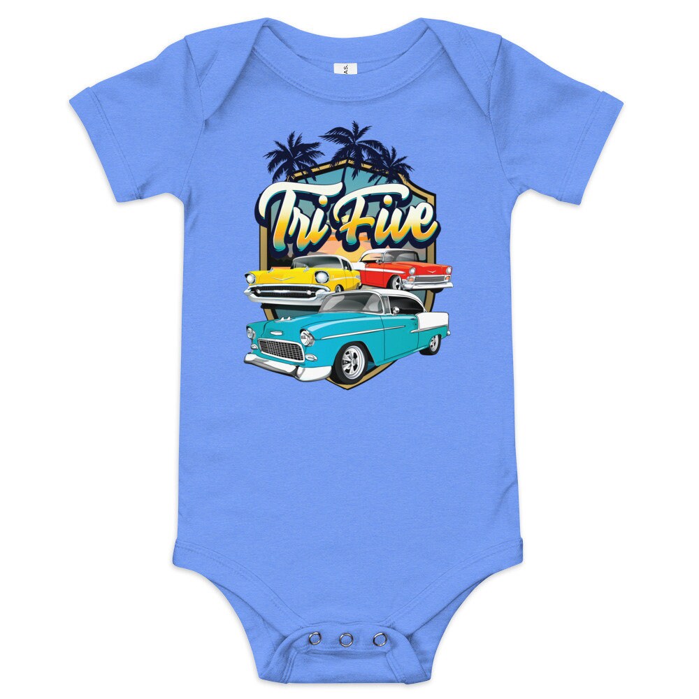 Trifive Vacation 1955 1956 1957 Chevy Bel Air T-shirt Chevrolet 55 56 ...