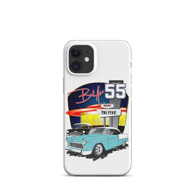 1955 Skyline Blue & White Chevy Bel Air Snap Case for Iphone® - Etsy