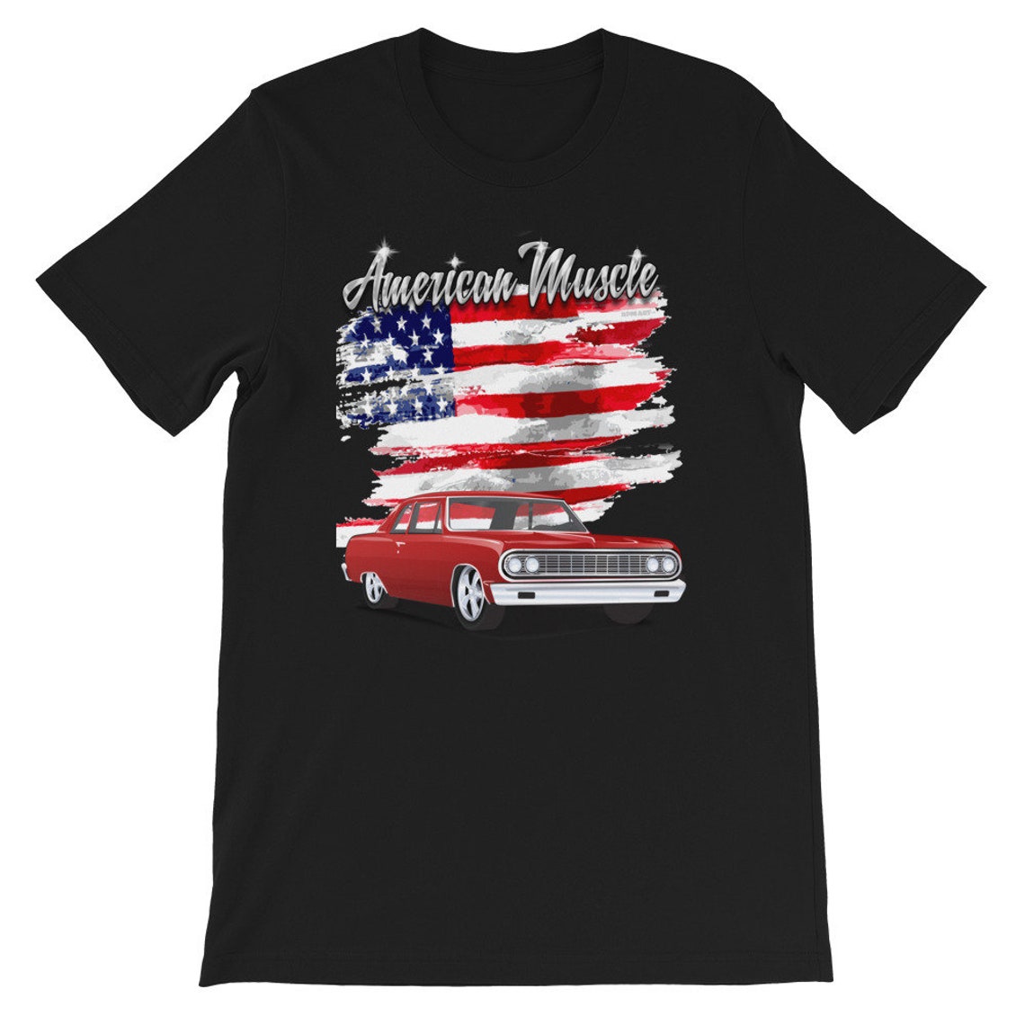 American Muscle Red 1964 Chevy Chevelle Malibu Shirt - Etsy