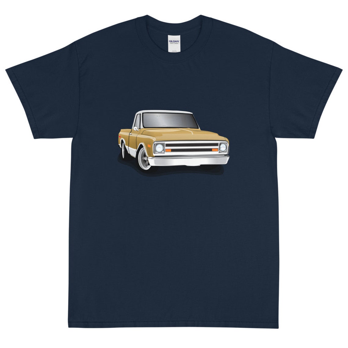 1968 Gold Chevrolet C10 Pickup Truck Printed T-shirt Shirt - Etsy