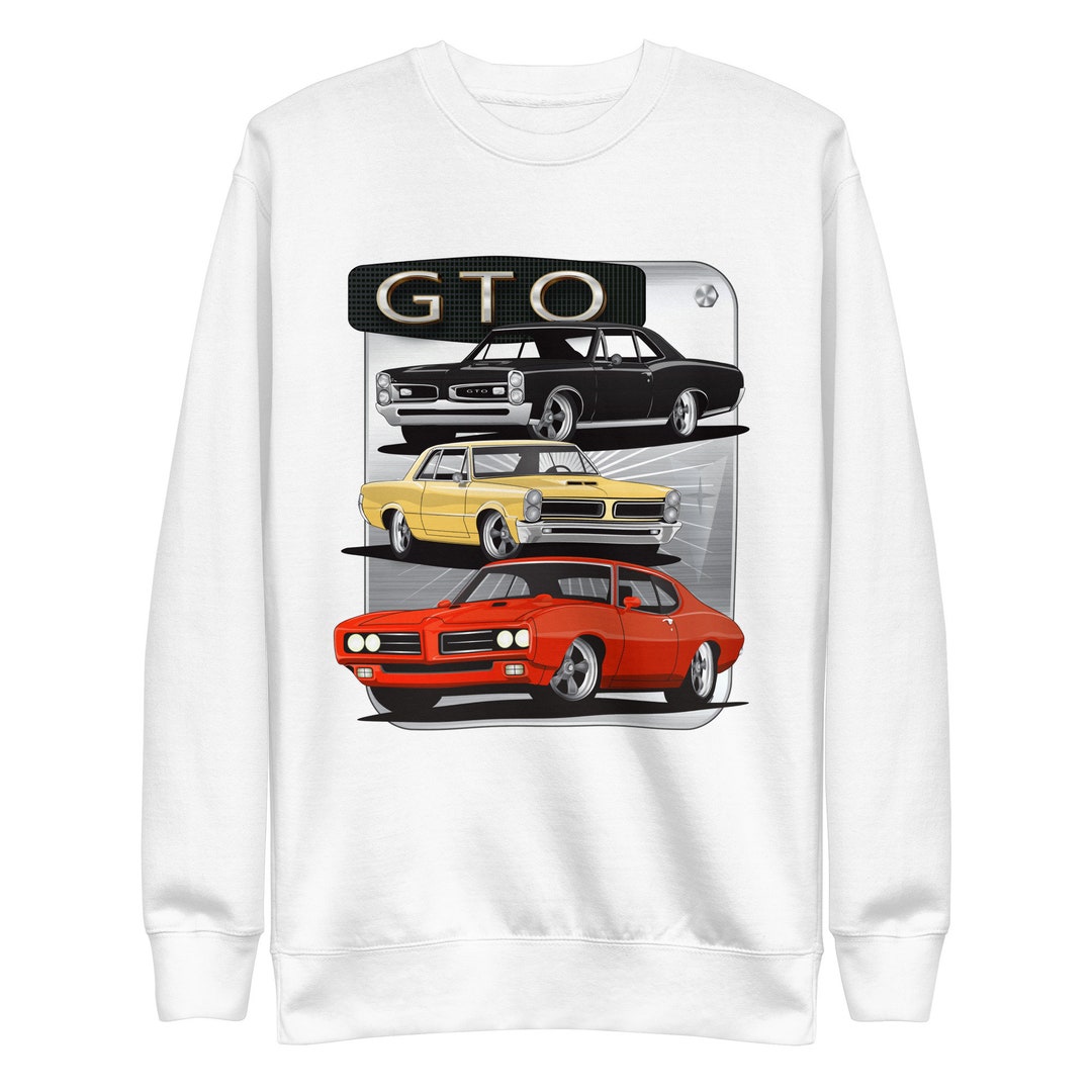 Pontiac GTO 1965 1966 1969 Classic Muscle Cars Premium Sweatshirt - Etsy