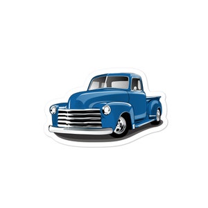 1948 Blue Chevrolet Pickup Truck Sticker Decal - Etsy