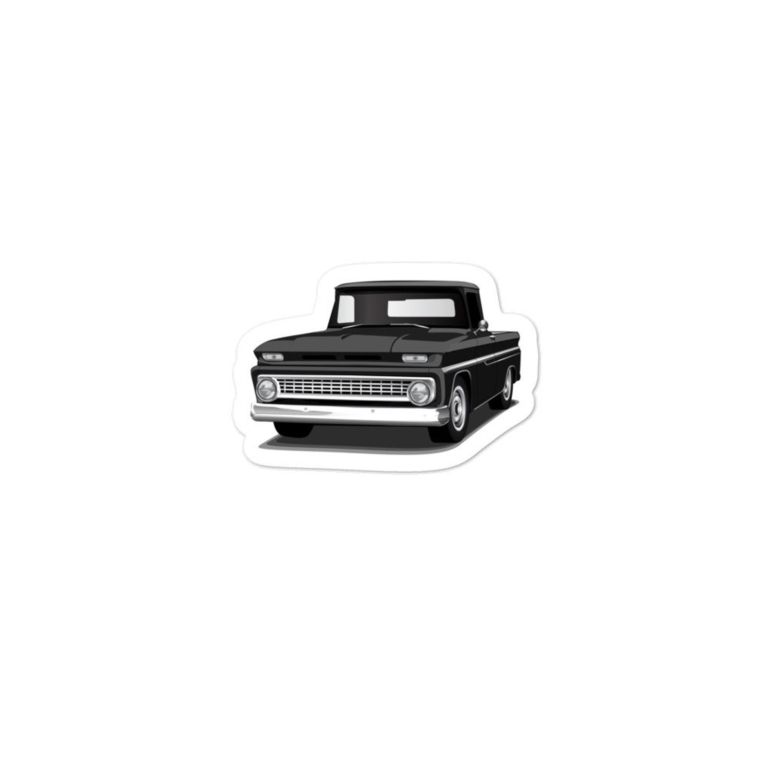 1963 Black Chevy C10 Pickup Truck Vinyl Sticker Decal - Etsy