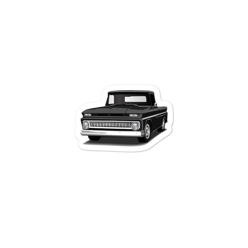 1963 Black Chevy C10 Pickup Truck Vinyl Sticker Decal - Etsy
