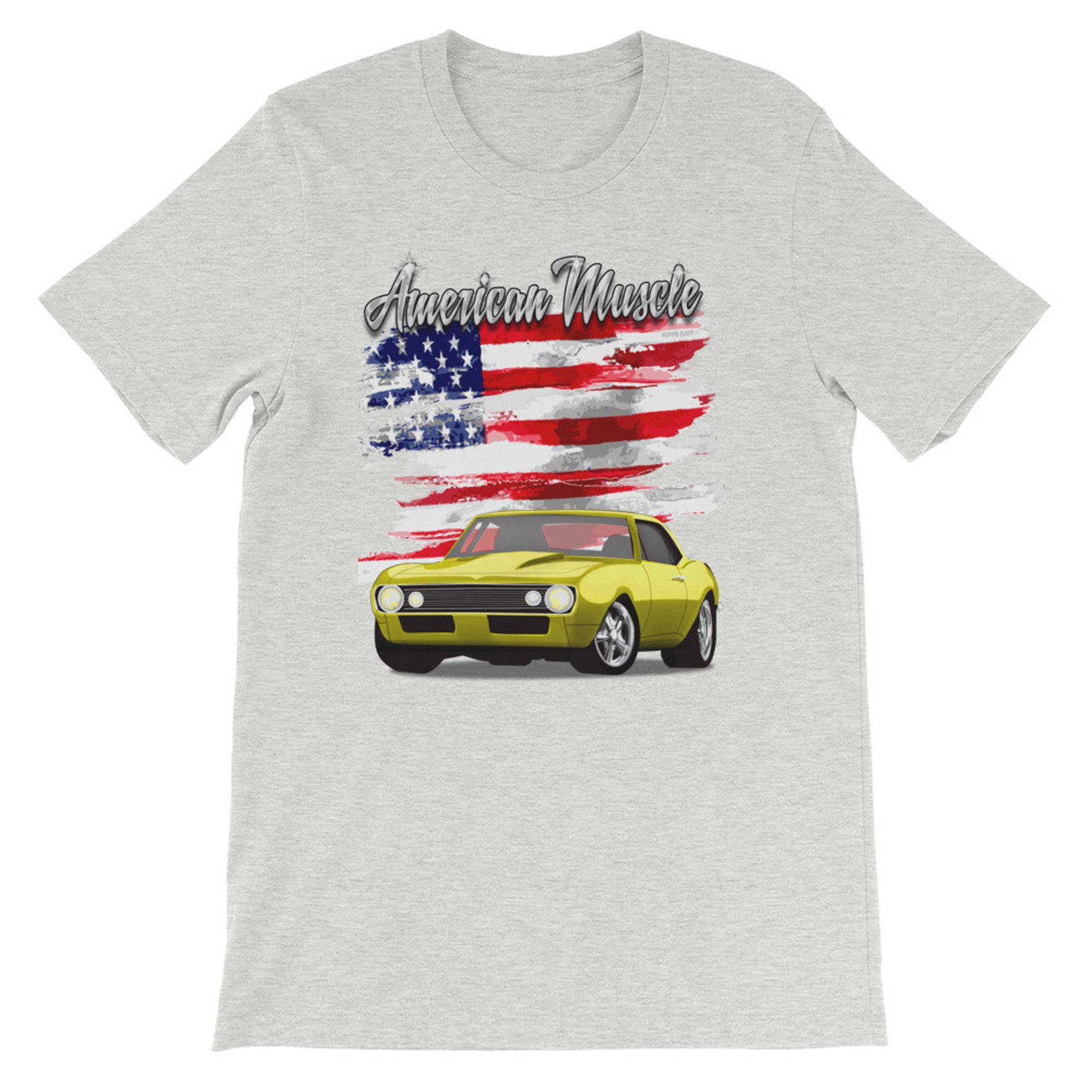 American Muscle Yellow 1967 Chevy Camaro Shirt - Etsy