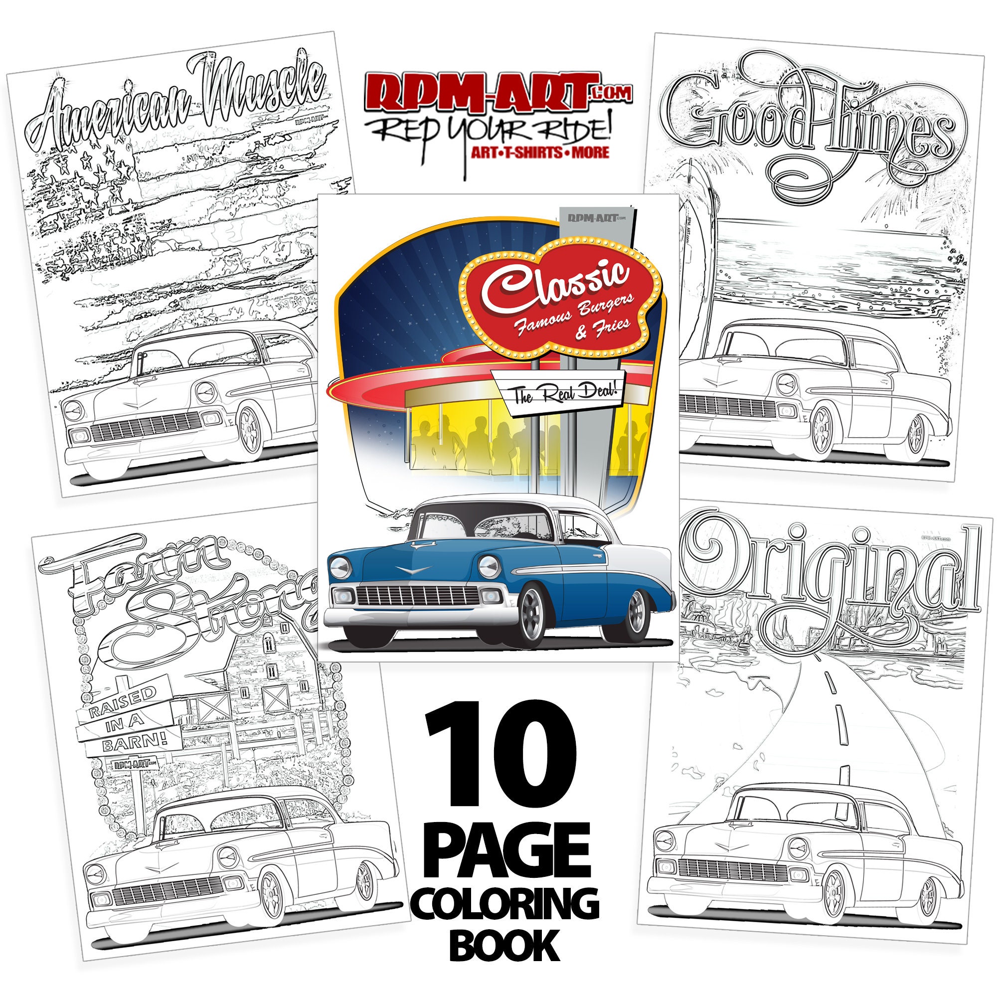 Chevy Impala Coloring Pages