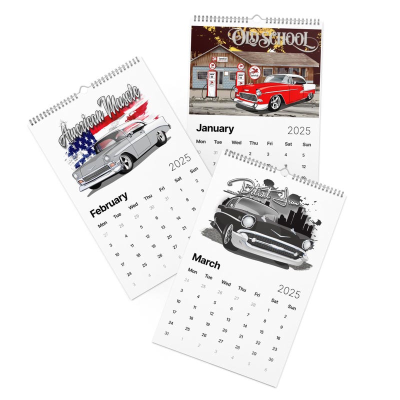 2026 Muscle Car Calendars - Etsy