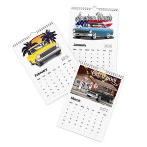 2025 Chevrolet Nova Wall Calendar Chevy II Chevy 2 - Etsy