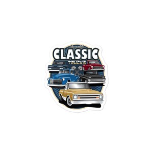 Classic Chevrolet Trucks Vintage Chevy Pickups Bubble-free Stickers - Etsy