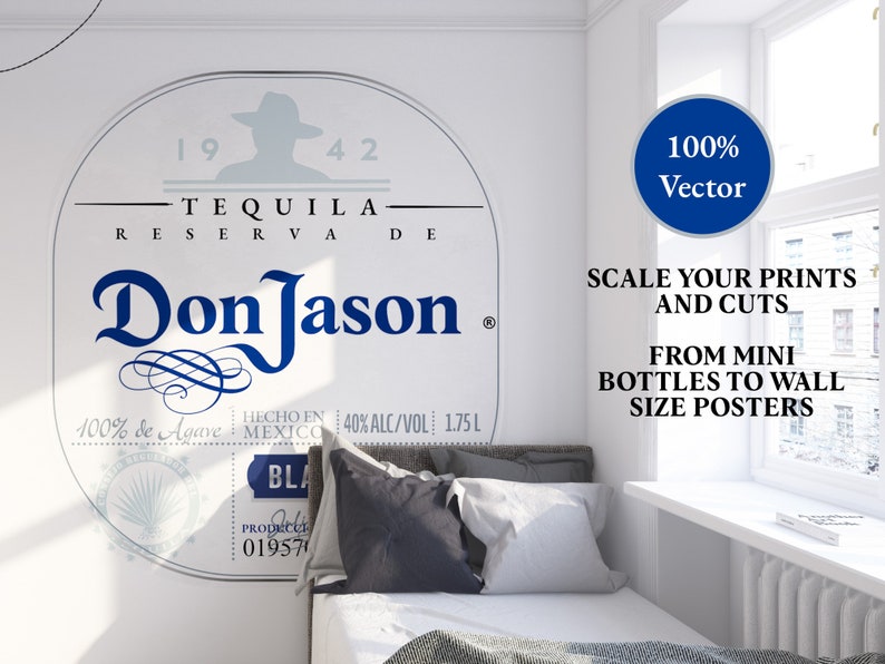 Don Julio Blanco Label Replica Instant Digital Download - Etsy