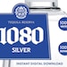Customizable 1800 Silver Tequila Label: Printable Bottle Label (digital ...