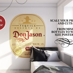 Don Julio Label Replica - Instant Digital Download - Easy to ...