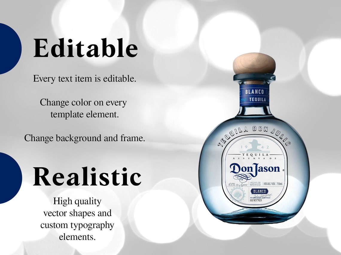 Don Julio Blanco Label Replica Instant Digital Download - Etsy