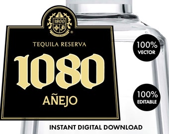 1800 Mini Label Template - Etsy