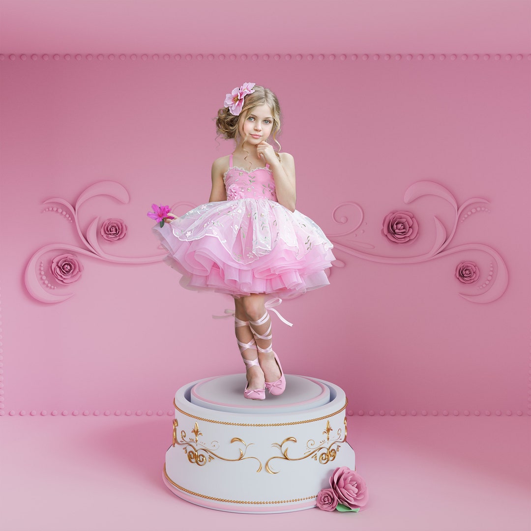 Music Box Ballerina Prop - Digital Background for Photoshop Compositing ...