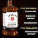Customizable Jim Beam Label Template: Bourbon Whiskey Replica (instant ...