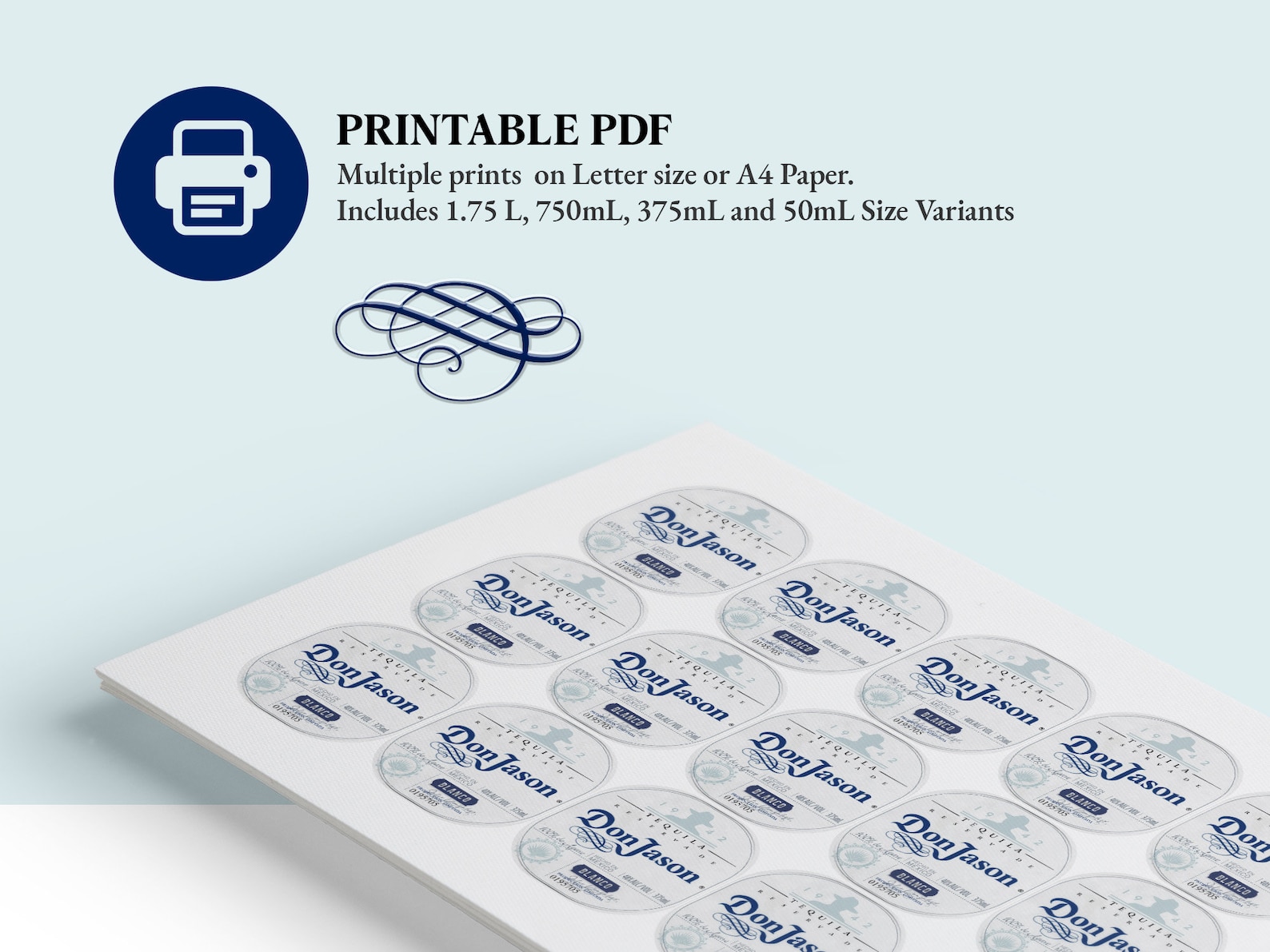 Don Julio Blanco Label Replica Instant Digital Download - Etsy