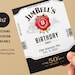 Customizable Jim Beam Label Template: Bourbon Whiskey Replica (instant ...
