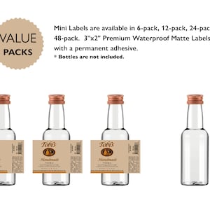 Custom Tito's Vodka Mini Label: Personalized 50ml Bottle - Etsy