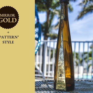 Custom Don Julio 1942 Tequila Label: Birthday Gift, Gold Metallic ...