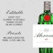 Tanqueray Gin Label Template: Customizable Replica (instant Download ...