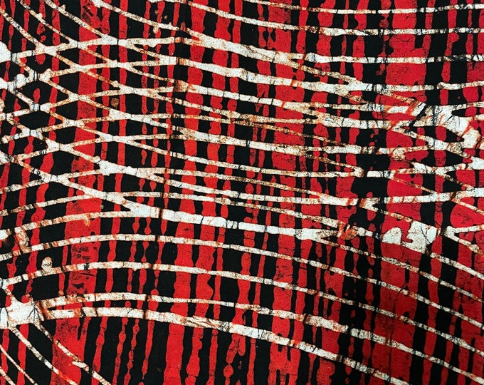 Beautiful Hand Made Print / Tie N Dye 100% Cotton / African Fabric by ...