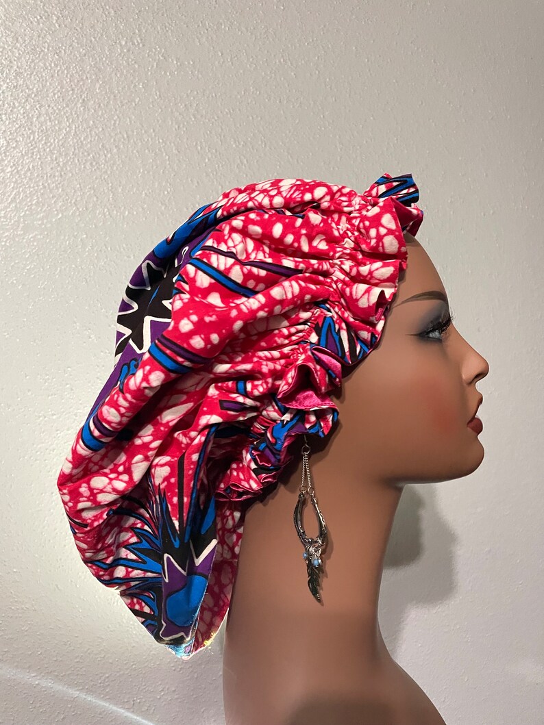 Bonnet / African Print / Satin Bonnet / Ankara With Satin / - Etsy