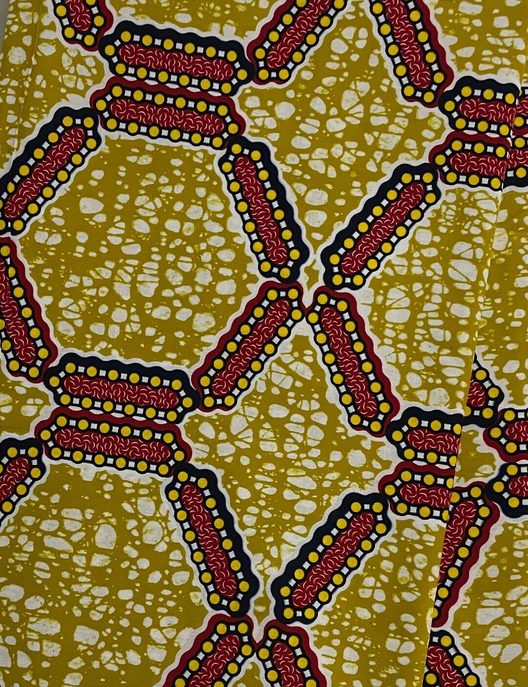 Mustard Yellow Ankara Fabric: Hitarget African Wax Print (per Yard) - Etsy