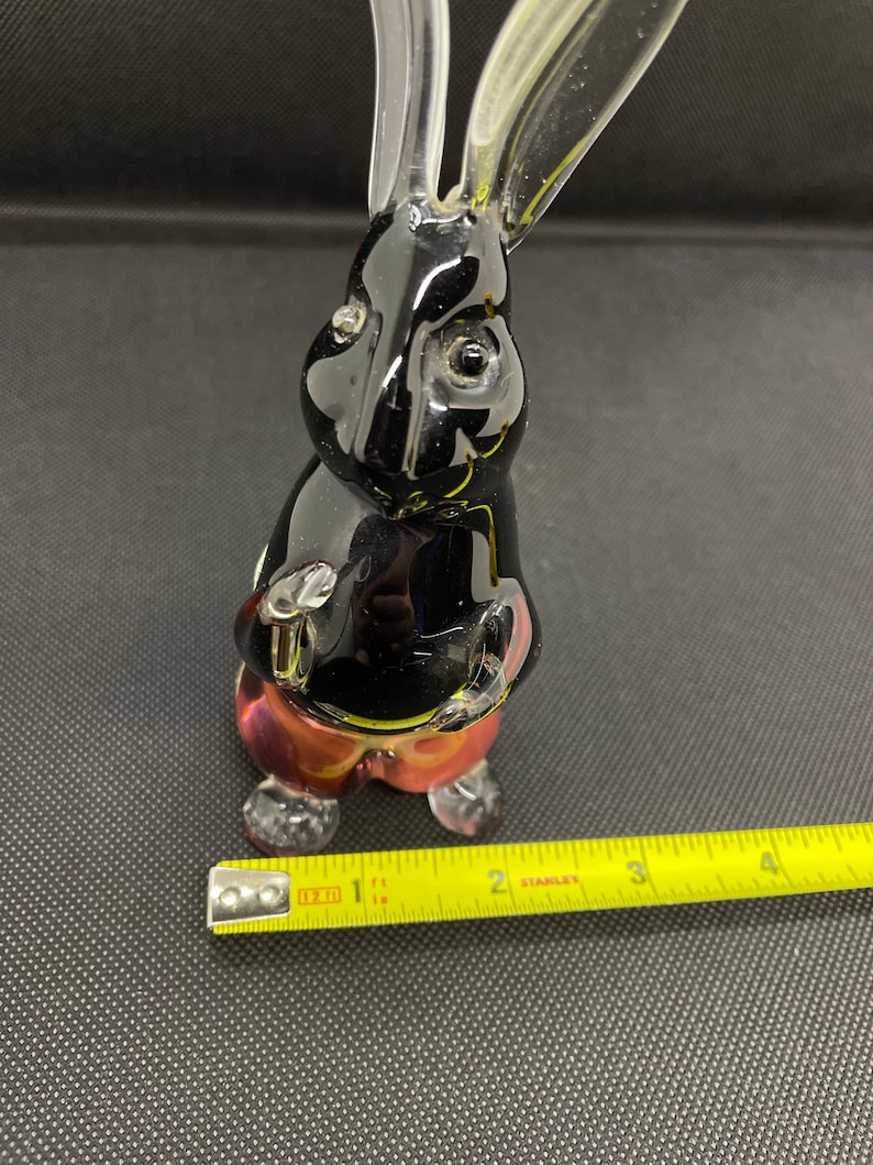 Cenedese Murano Sommerso Glass Bunny Rabbit Figurine Statue Vintage - Etsy