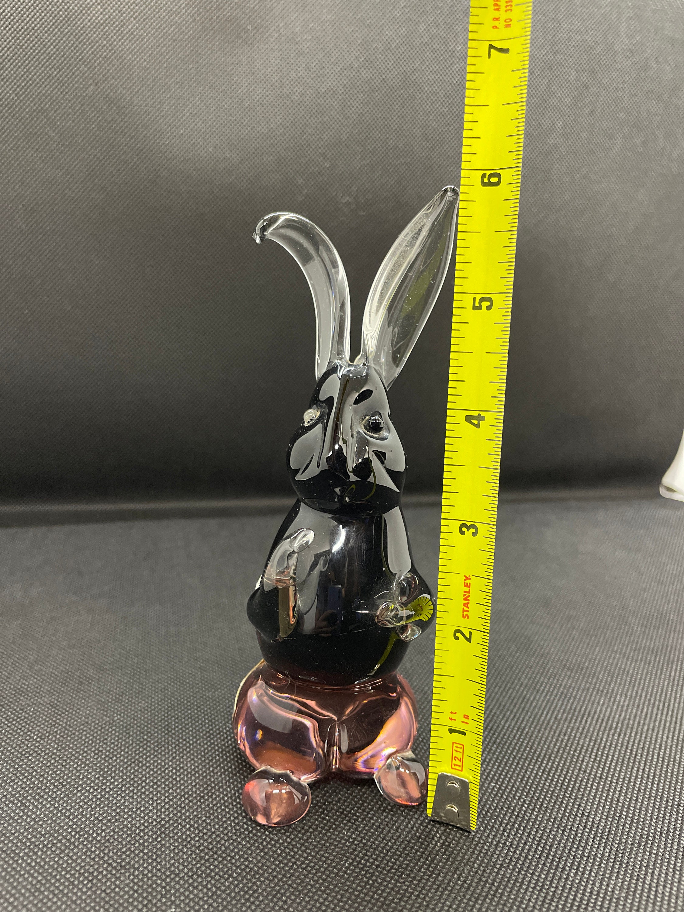 Cenedese Murano Sommerso Glass Bunny Rabbit Figurine Statue Vintage - Etsy