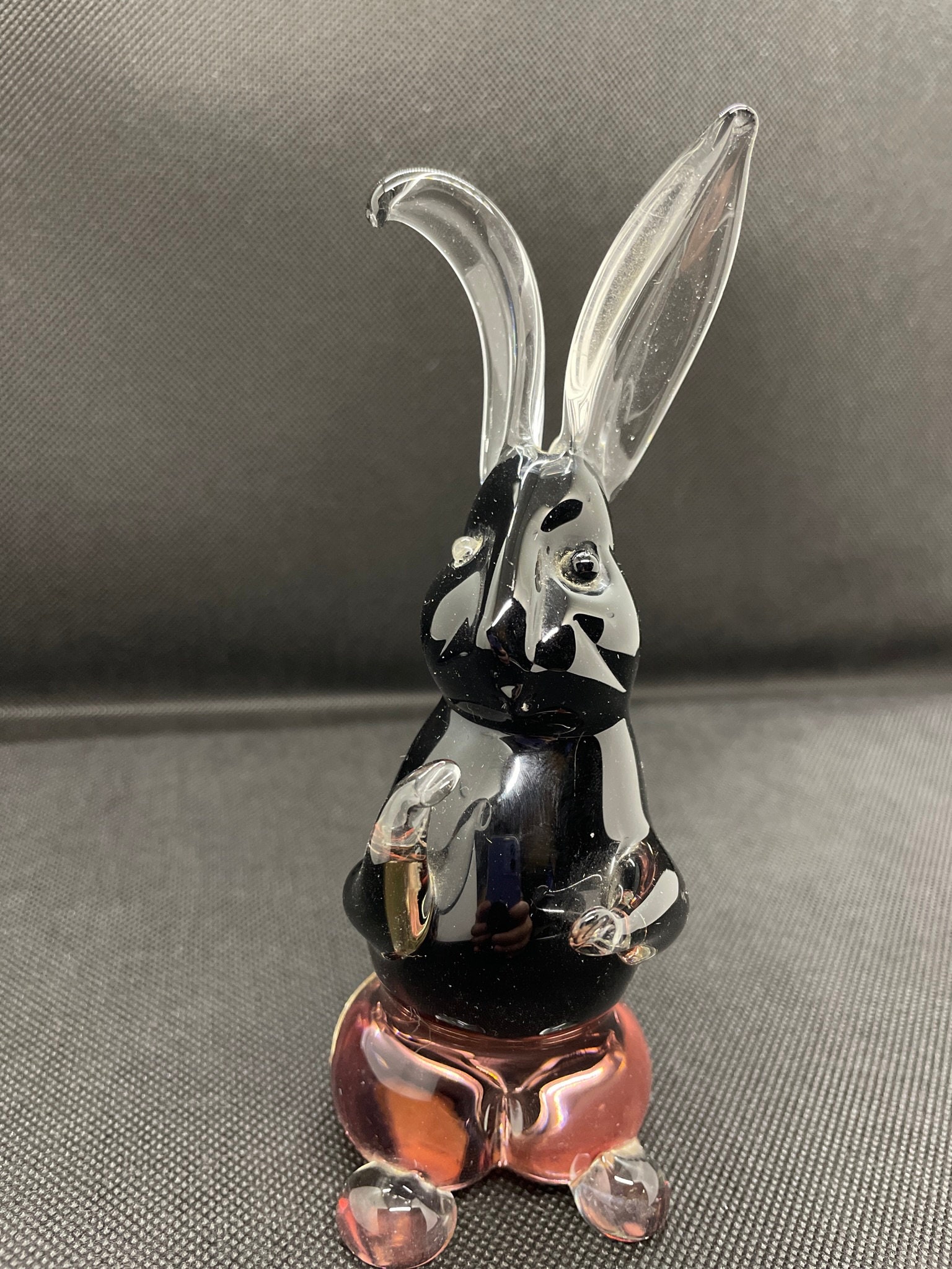 Cenedese Murano Sommerso Glass Bunny Rabbit Figurine Statue Vintage - Etsy