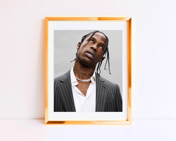 Travis Scott Print Travis Scott Poster Travis Scott Wall | Etsy