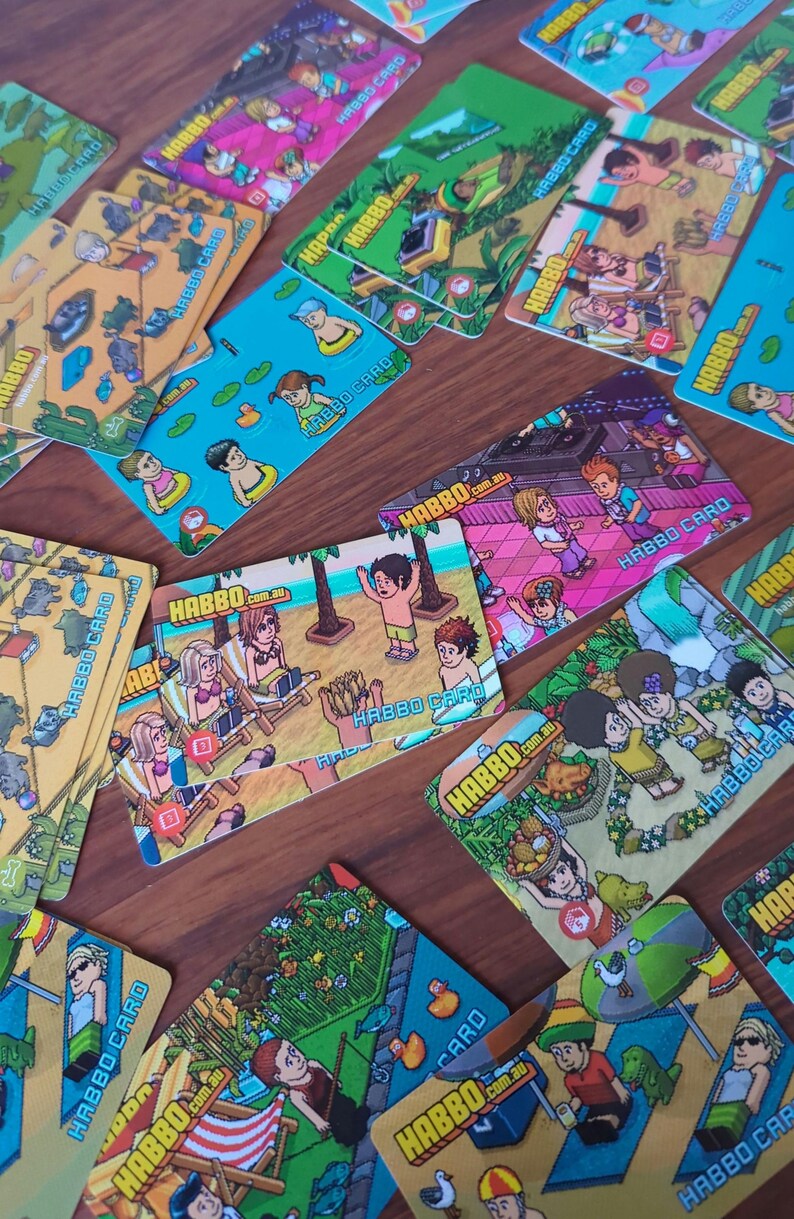 RARE Habbo Hotel Prepaid Habbo Cards From 2007-2009 (CODES USED) - Etsy