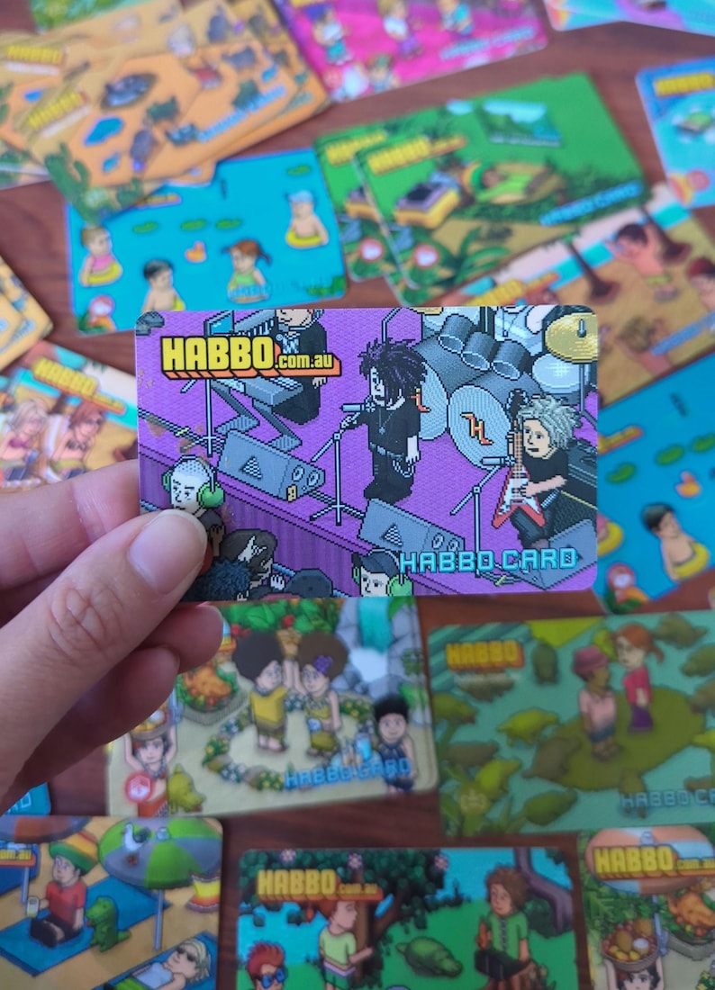 RARE Habbo Hotel Prepaid Habbo Cards From 2007-2009 (CODES USED) - Etsy UK
