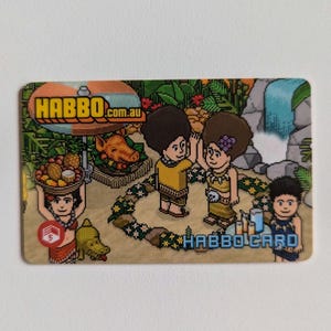 RARE Habbo Hotel Prepaid Habbo Cards From 2007-2009 CODES USED - Etsy UK
