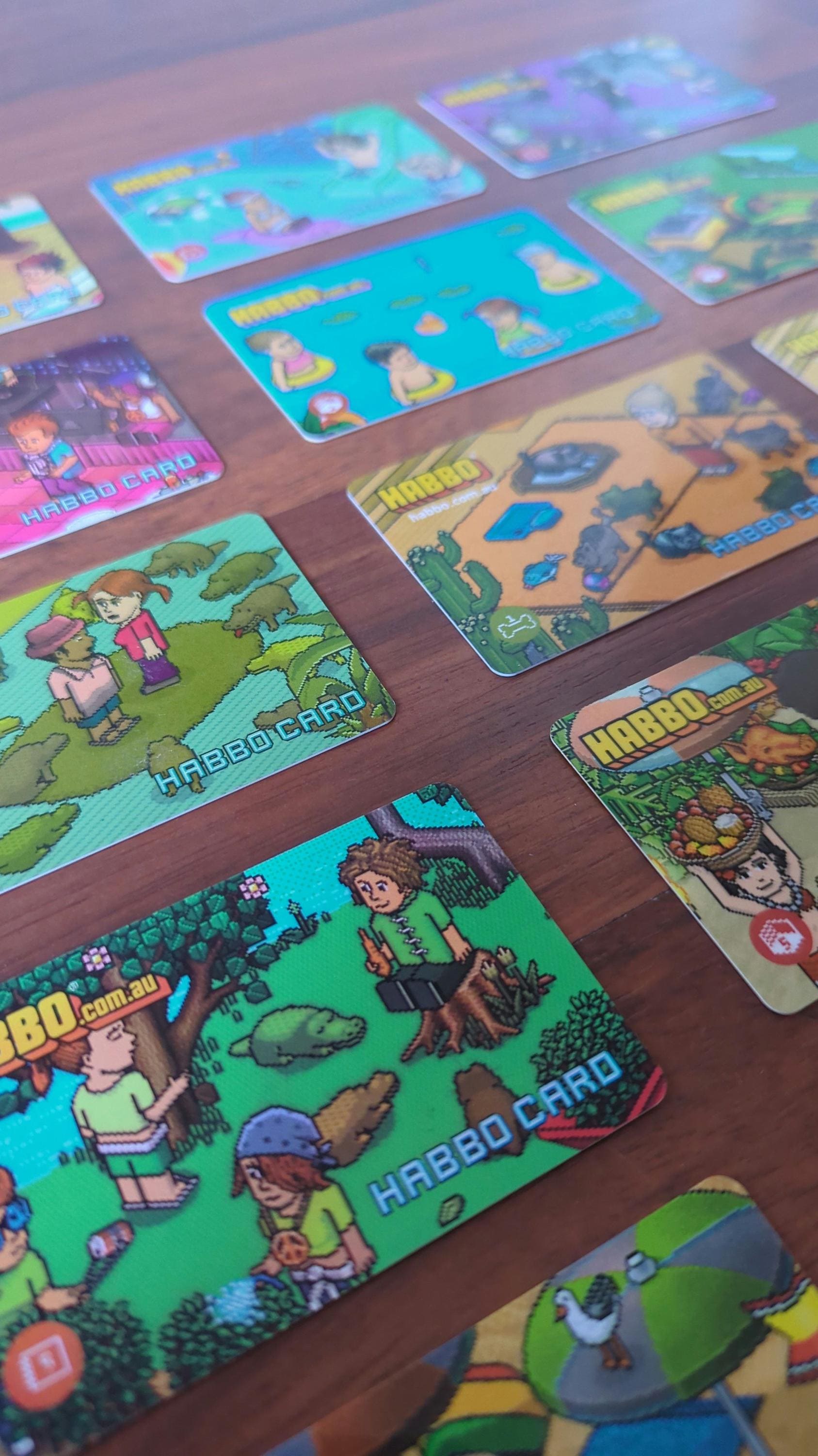RARE Habbo Hotel Prepaid Habbo Cards From 2007-2009 (CODES USED) - Etsy