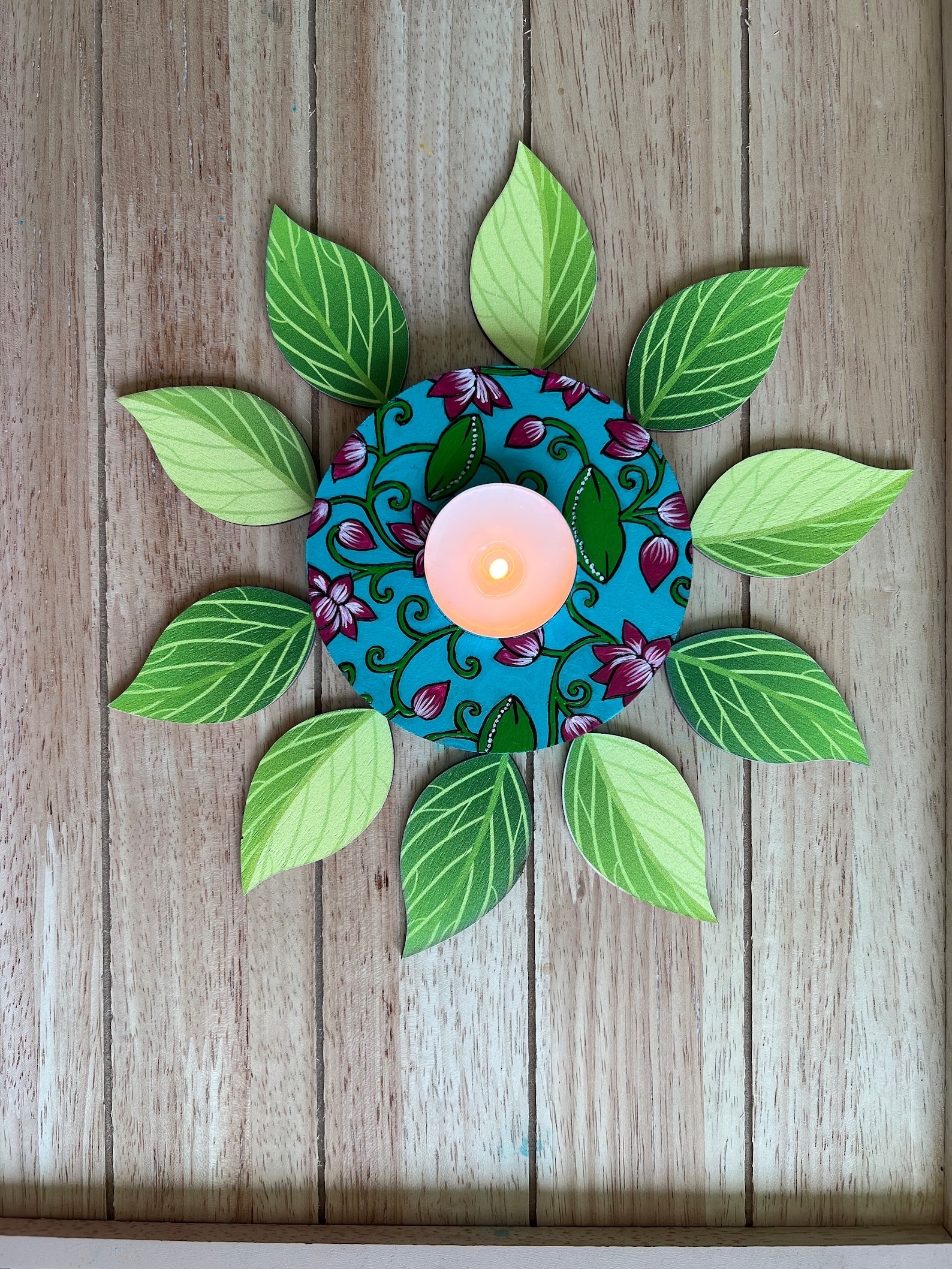 Diwali Tea Light Candle Holders Set/ Diwali Decor / Tea Light Candle ...