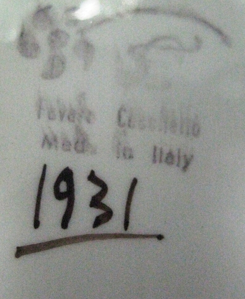 FAVARO CECCHETTO Porcelain Figurine -1931- Made in Italy 14''3/4 - Etsy