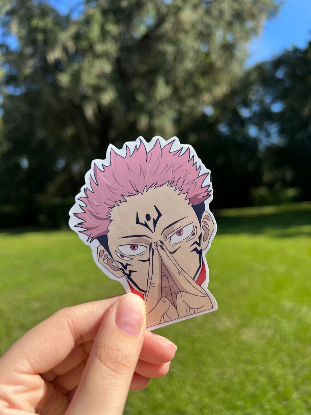 Sukuna Jujutsu Kaisen Sticker - Etsy