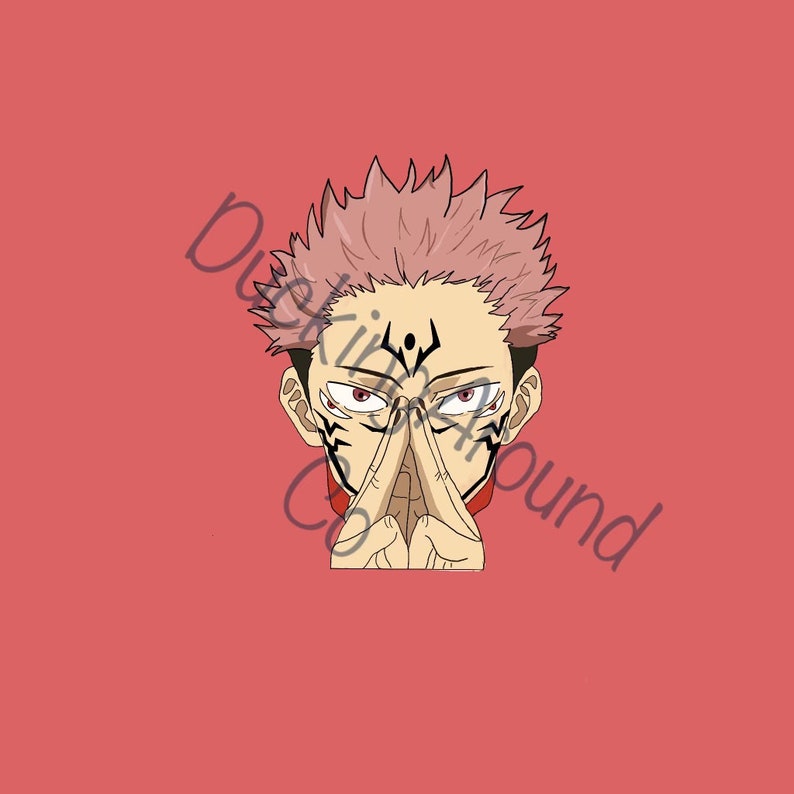 Sukuna Jujutsu Kaisen Sticker - Etsy