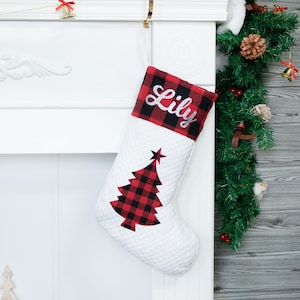 Christmas Stockings Personalized: Family Stockings Classic Buffalo ...
