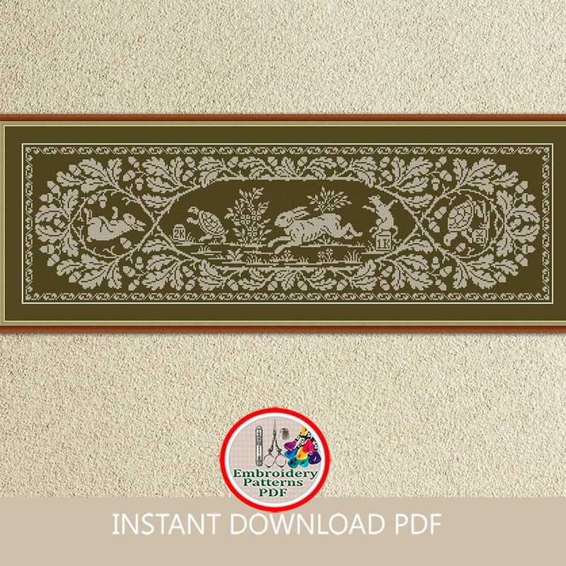 Cross Stitch Small Hare - Etsy UK