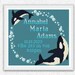 Custom Baby Birth Sampler Cross Stitch Pattern Bubbles Whales Orca ...