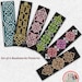 Set of 6 Celtic Bookmarks Cross Stitch Pattern Celtic Knot Bookmark ...