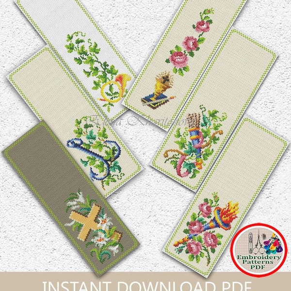 Cross Stitch Bookmark Pattern - Etsy