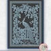 Bird Peacock Counted Cross Stitch Pattern Antique Floral Ornament ...